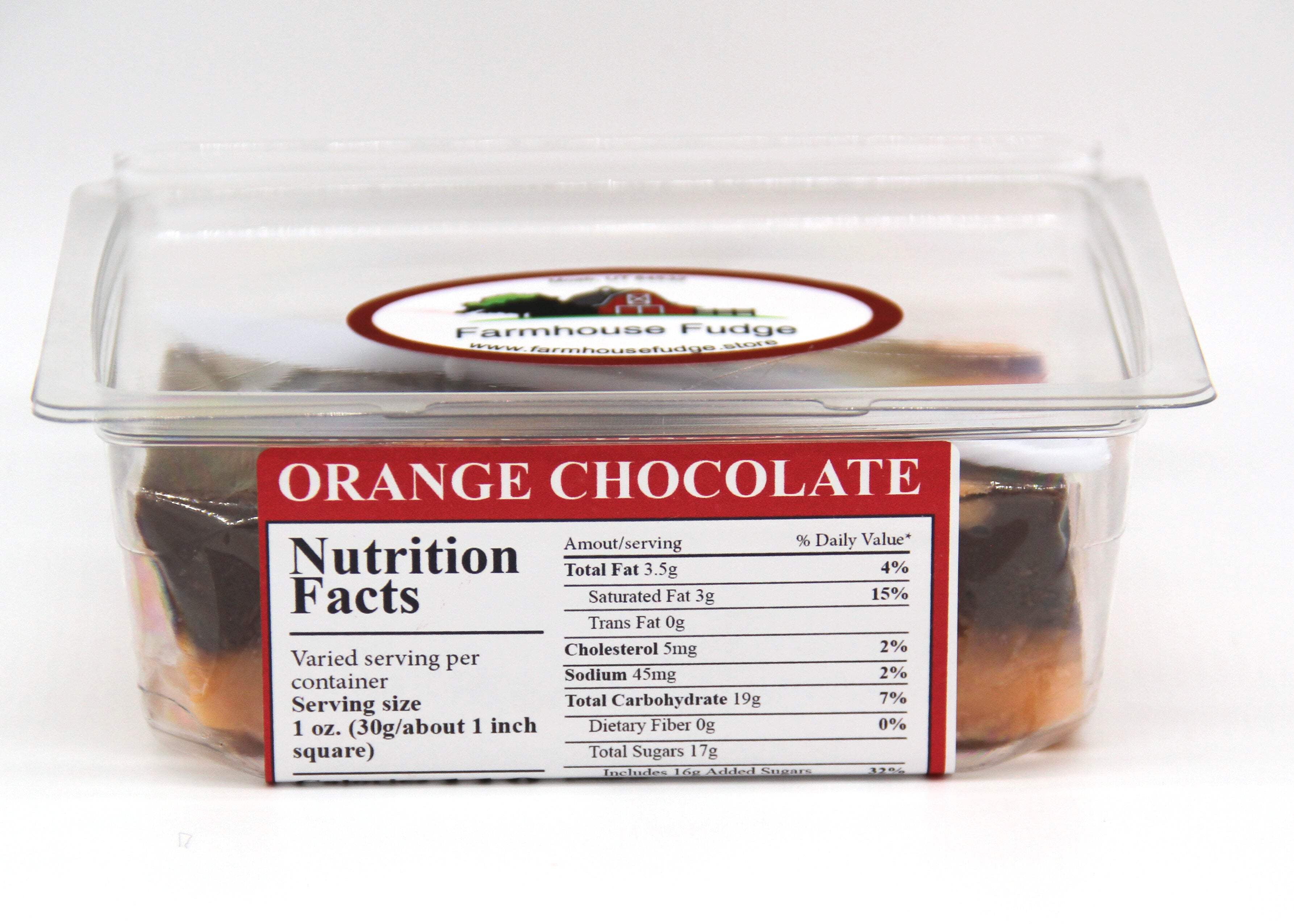Farmhouse Fudge: Orange Chocolate Fudge (8 Ounces) - Walmart.com