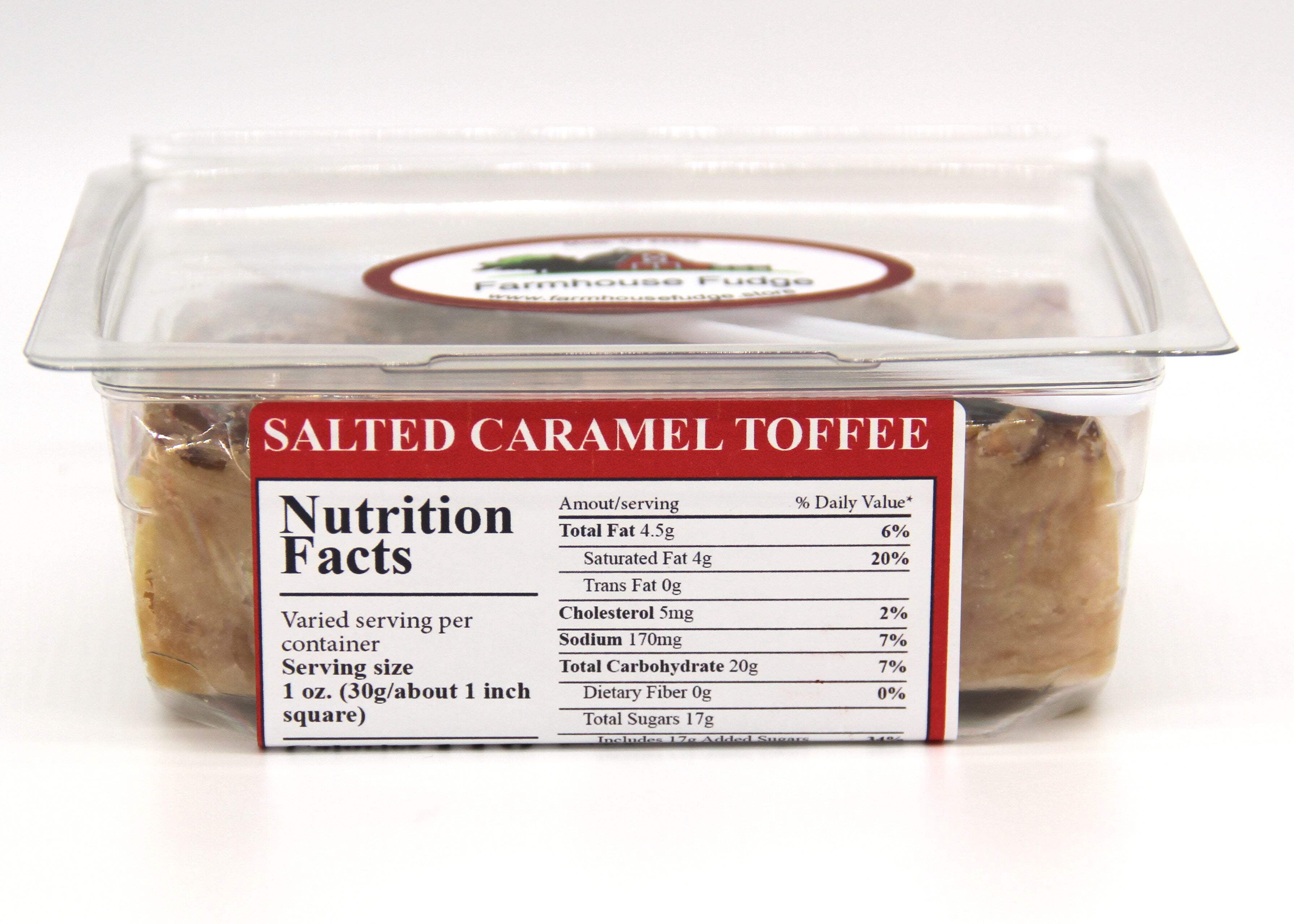 Farmhouse Fudge: Salted Caramel Toffee Fudge (8 Ounces) - Walmart.com