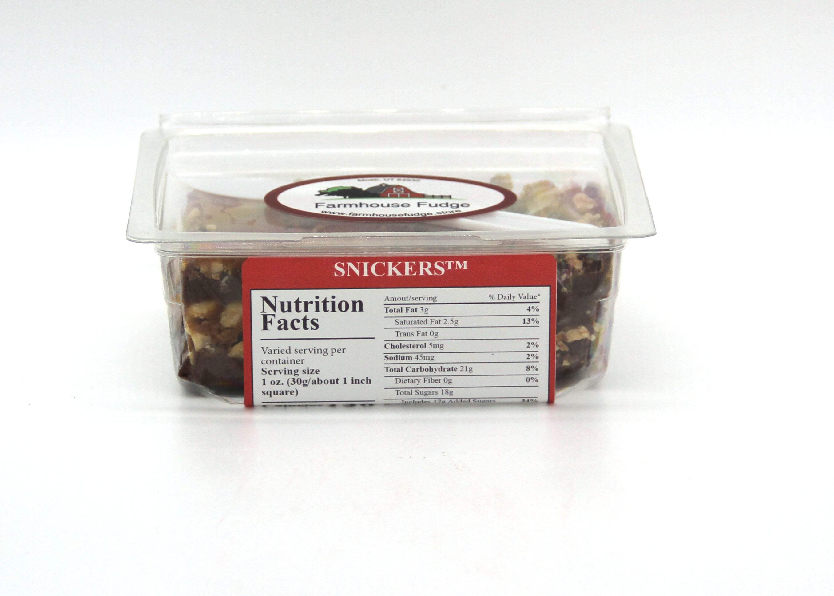 Farmhouse Fudge: Snickers™ Fudge (8 Ounces) - Walmart.com