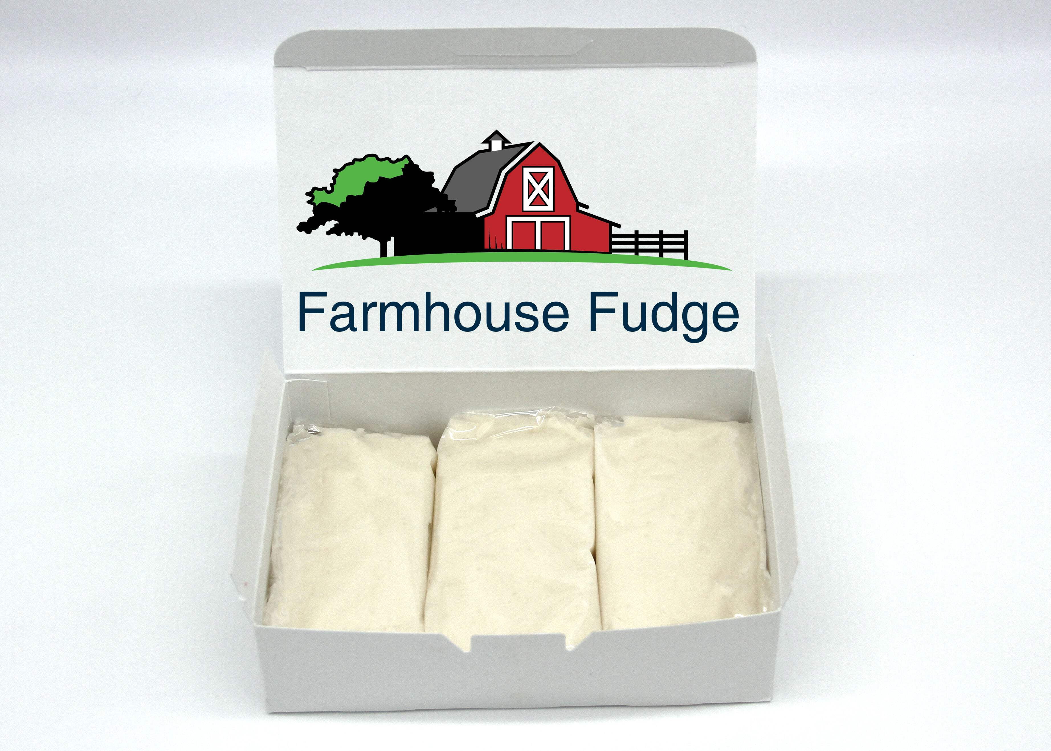 Farmhouse Fudge: VEGAN Vanilla Bean Fudge 3 Piece Box (24 Ounces ...