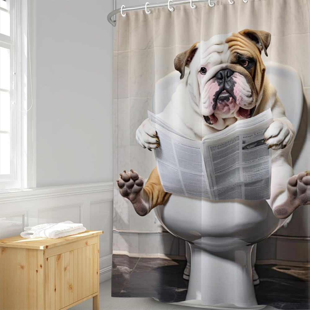 Farmhouse Highland Cow Shower Curtain 72" Wx72 L Funny Highland Cow ...