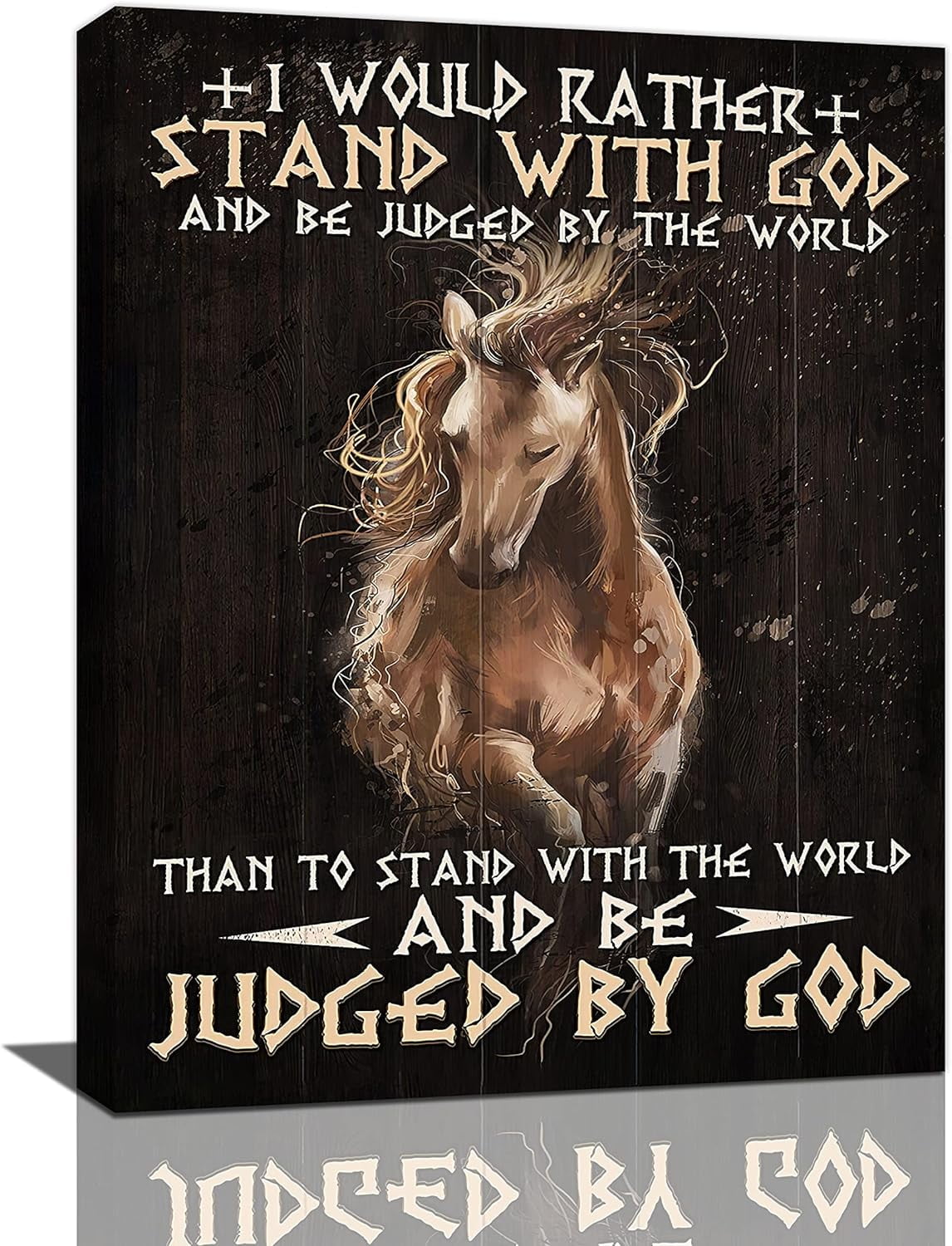 Farmhouse Horse Wall Art Christian Horse Pictures Religious Spiritual ...