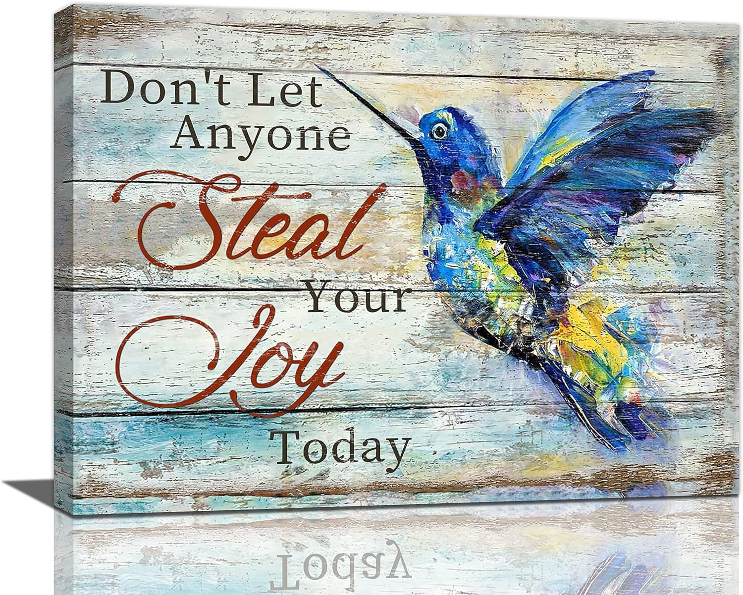 Farmhouse Hummingbird Wall Art Country Rustic Hummingbird Pictures Wall ...