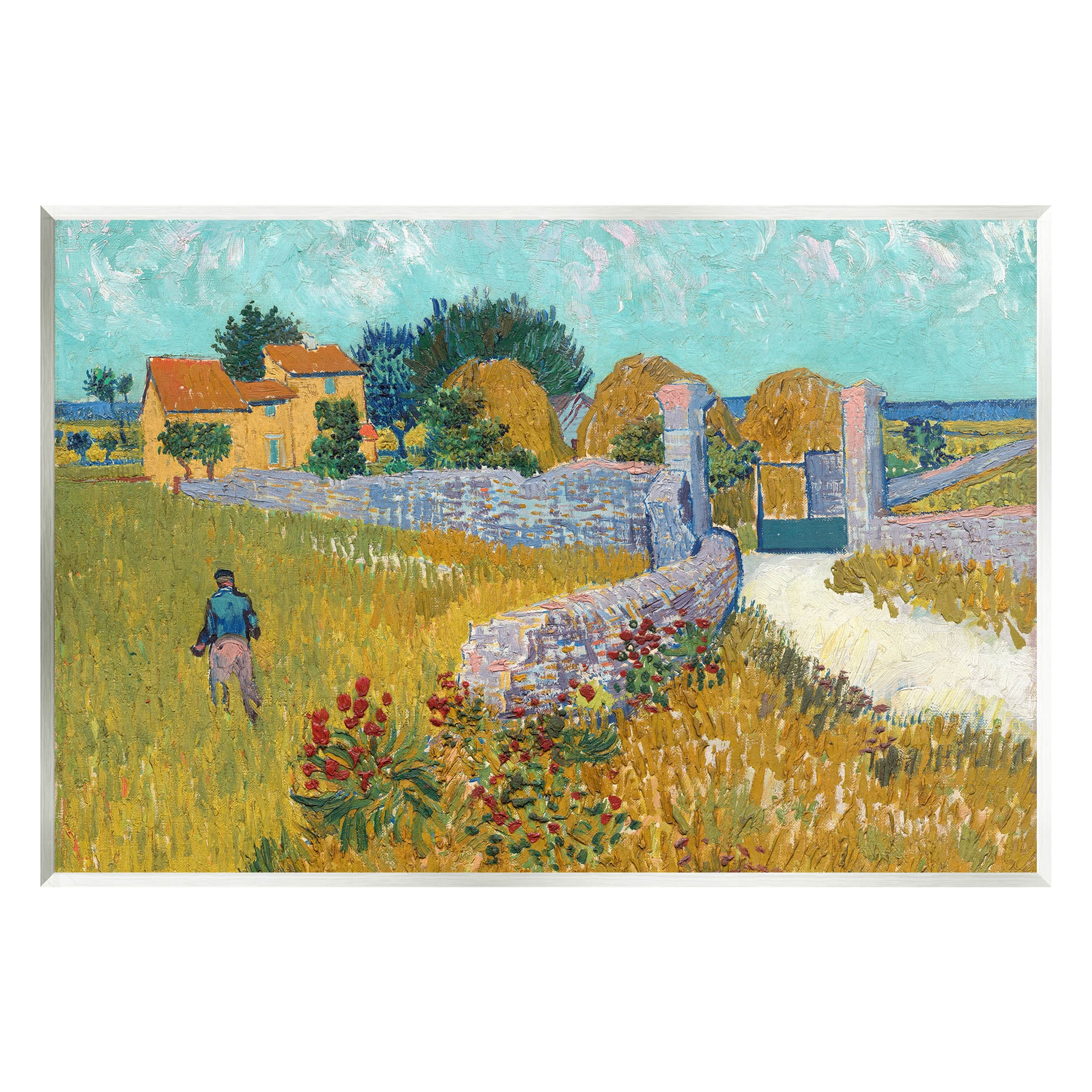 Stupell Industries Farmhouse Provence Van Gogh Landscape MDF Wall ...