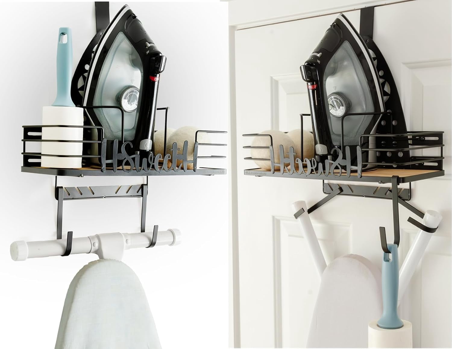 Farmhouse Ironing Board Hanger Wall Mount or Over the Door - Universal ...