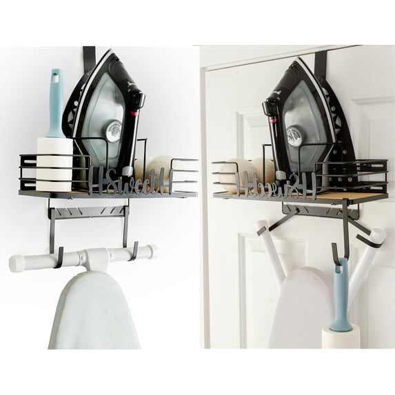 Farmhouse Ironing Board Hanger Wall Mount or Over the Door - Universal ...