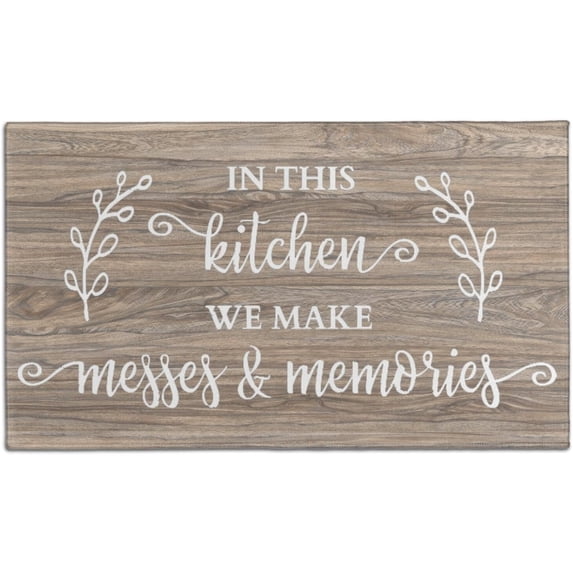 Farmhouse Kitchen Area Rugs Non Slip Kitchen Rugs and Mats Washable ...