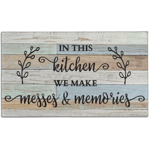 Farmhouse Kitchen Area Rugs Non Slip Kitchen Rugs and Mats Washable ...