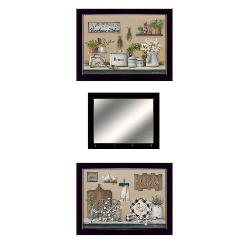 Farmhouse Kitchen By Pam Britton Printed Wall Art Wood Multi-Color ...