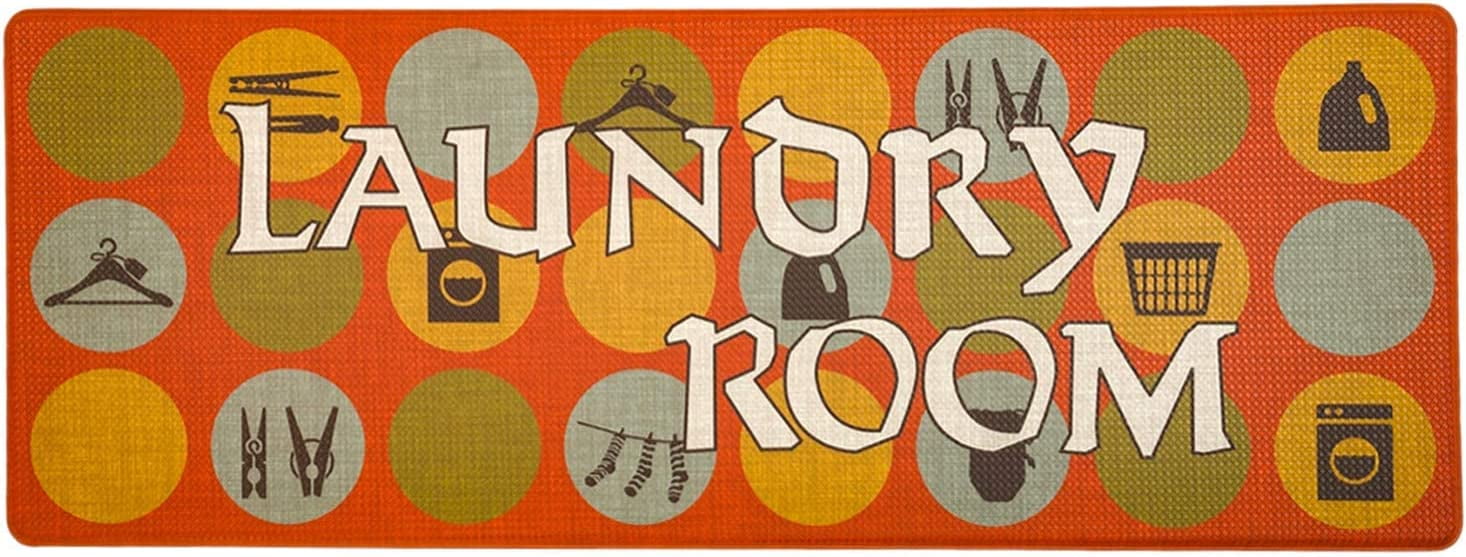 Farmhouse Kitchen Mats Cushioned Anti-Fatigue Comfort Mat for Home ...