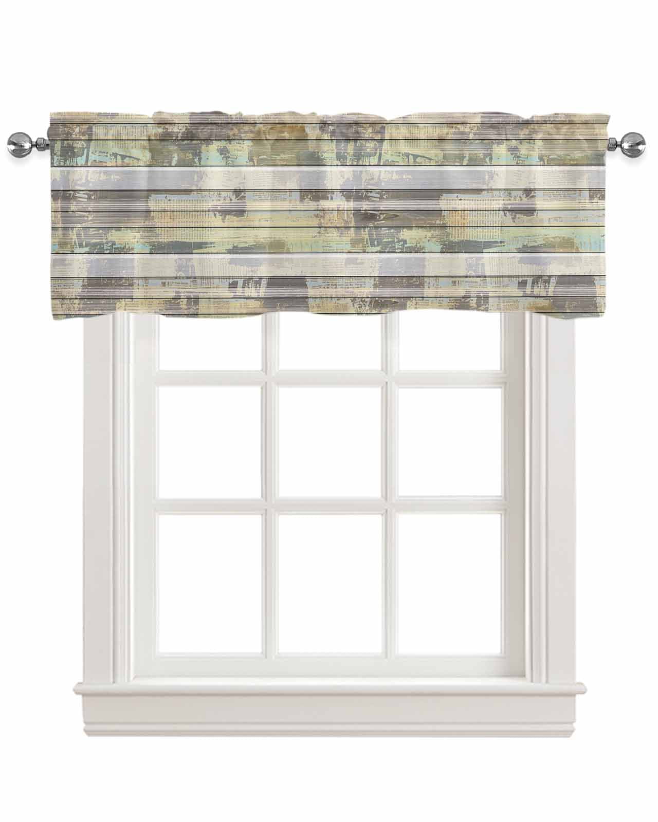 Farmhouse Kitchen Valances for Windows Farmhouse Linen Window Valance ...