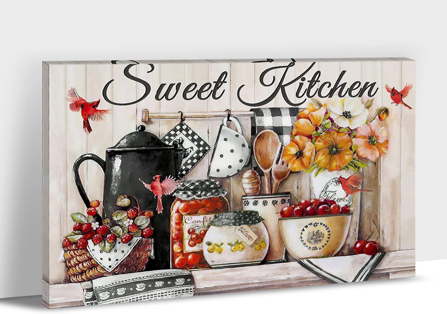 Farmhouse Kitchen Wall Art, Sweet Kitchen Signs Picture, Framed ...