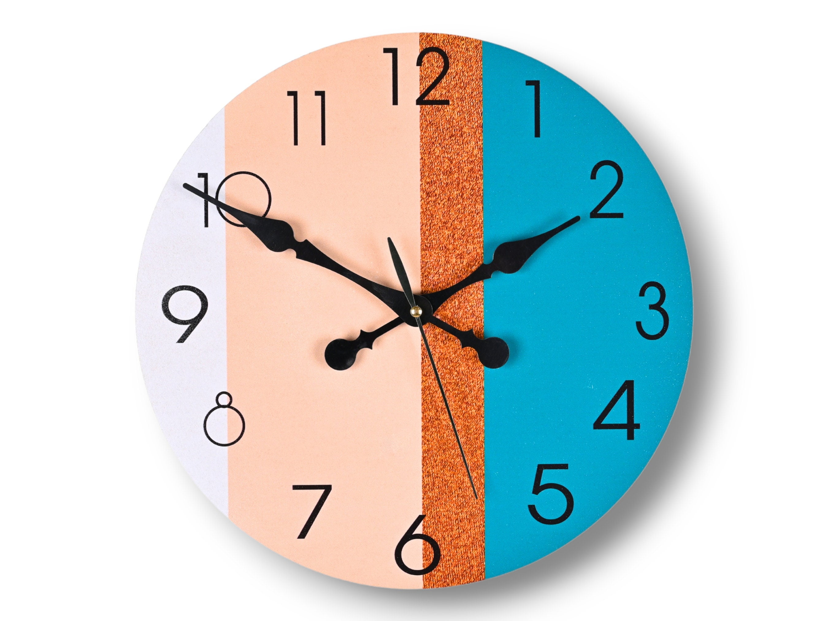 Farmhouse Large Wall Clocks, Minimalist Wall Clock, Unique Clocks for ...