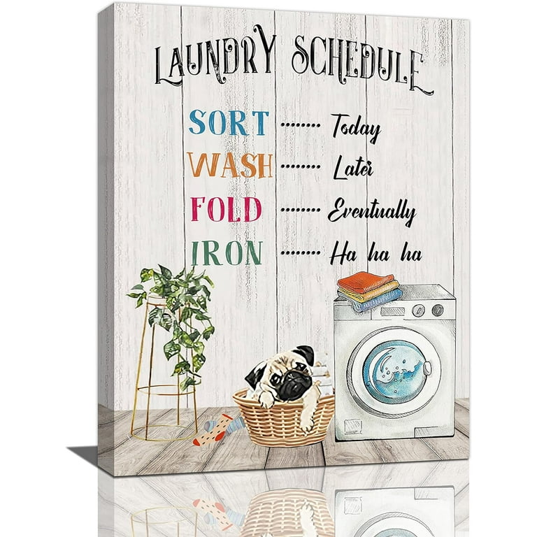 Laundry room wall art store