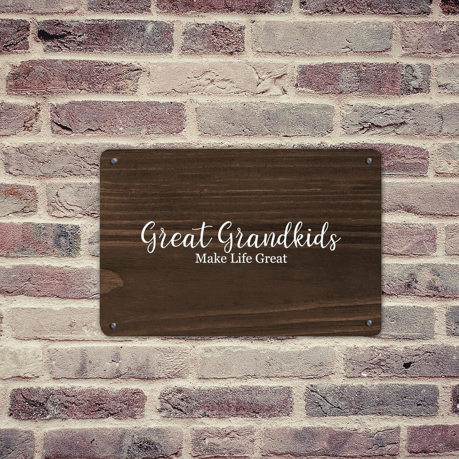 Farmhouse Metal Tin Sign Great Grandkids Make Life Great Wall Poster ...