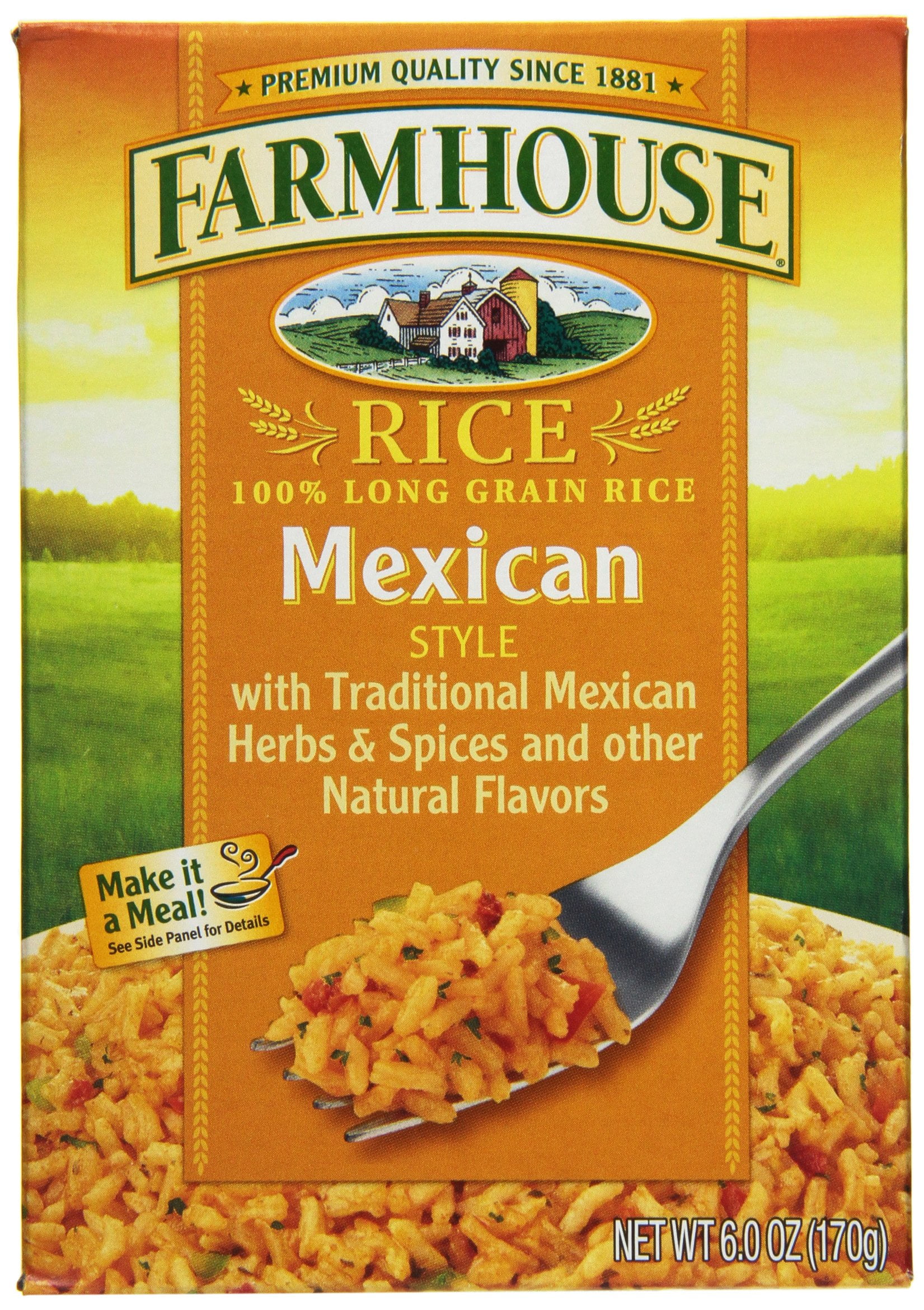 Farmhouse Mexican Rice, 6 Ounce (Pack KKS1 of 12) - Walmart.com