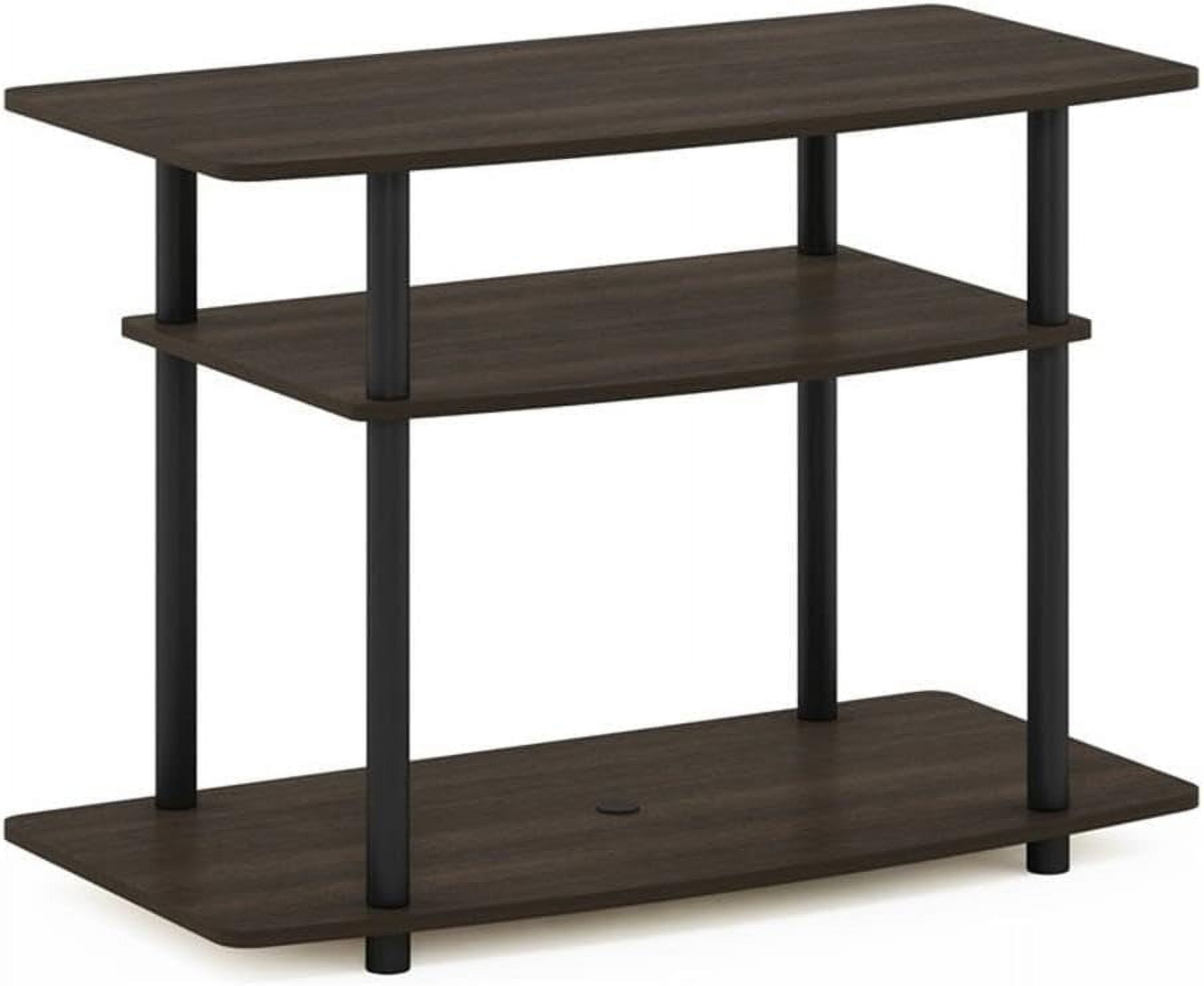 Farmhouse Night Stand, 18.9” Wood End Table with Charging Station, Side ...