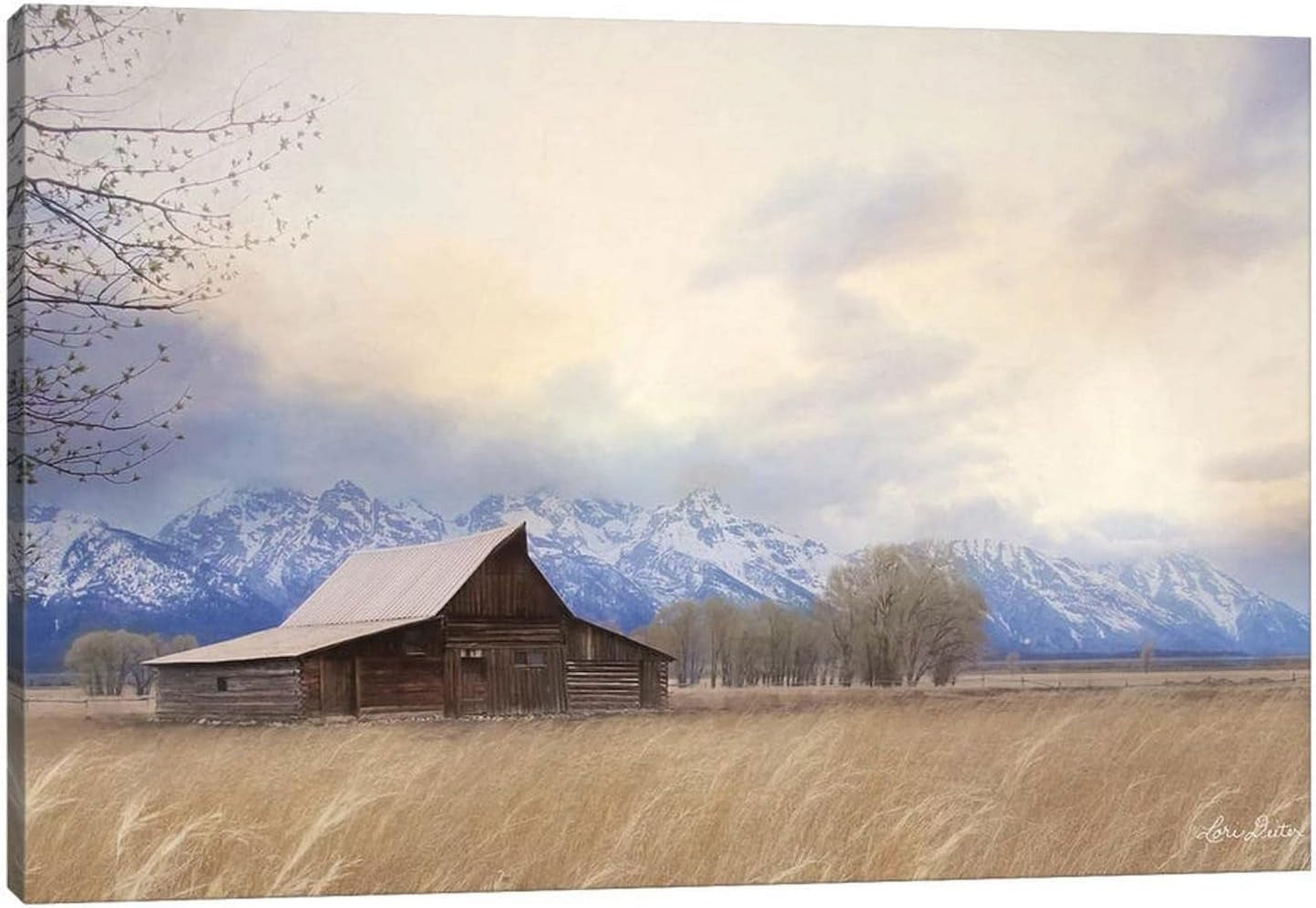 Farmhouse Old Barn Canvas Wall Art, Farmhouse Pictures Wall Decor ...