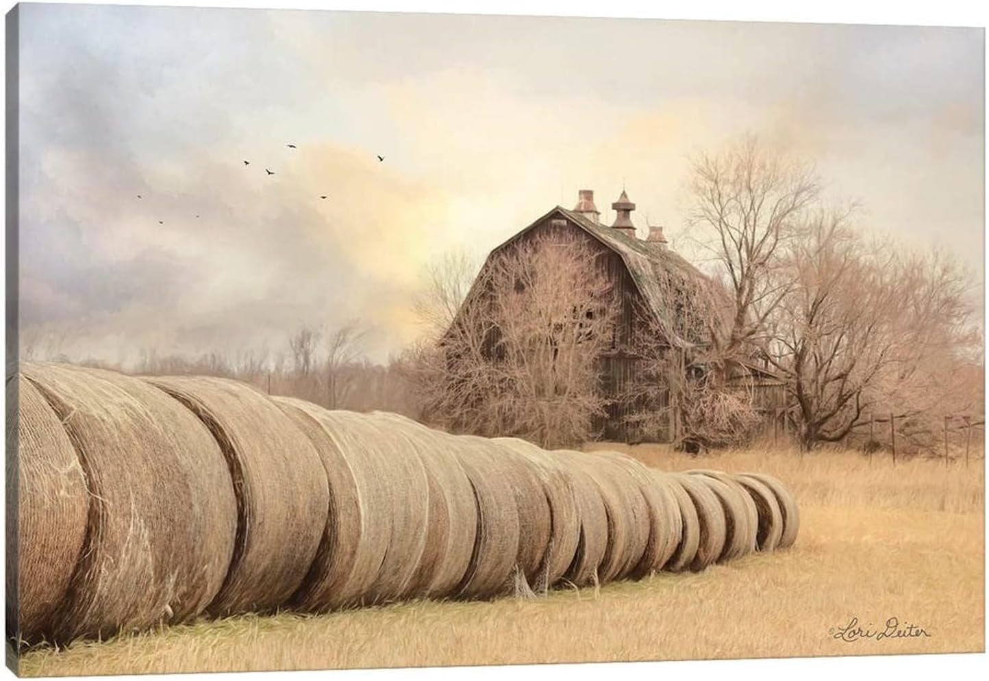 Farmhouse Old Barn Canvas Wall Art, Farmhouse Pictures Wall Decor ...