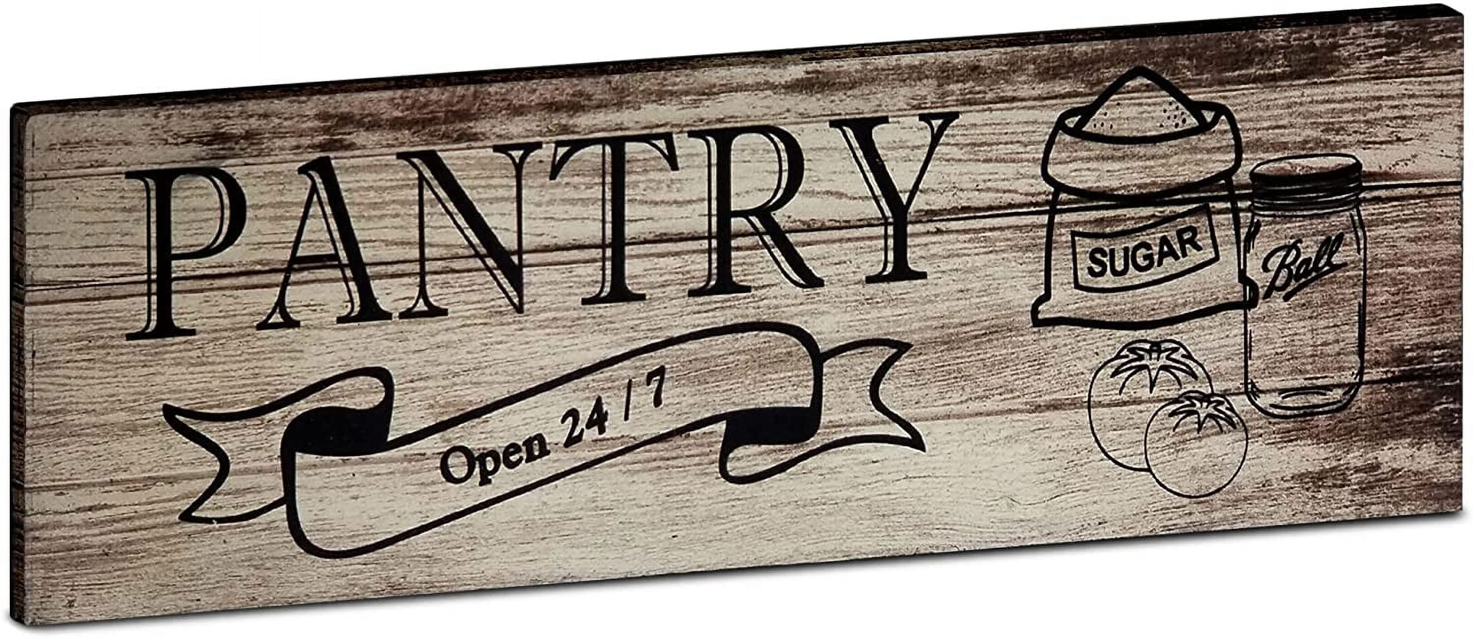 Farmhouse Pantry Sign Pantry Signs For Kitchen Wall Decor - Walmart.com