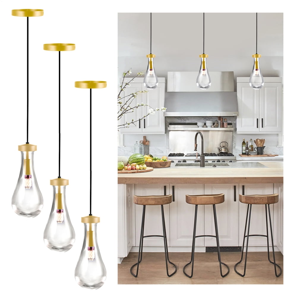 Farmhouse Pendant Lights for Kitchen Island, Boho Kitchen Lights ...