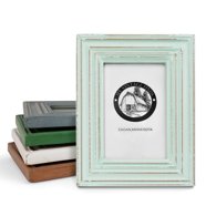 Rustic Picture Frames Farmhouse Photo Frame Wood | Rustic Brown - 4x6 ...