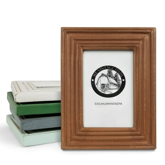 Farmhouse Picture Frames Brown Rustic Frames 4x6 Rustic Picture Frames ...