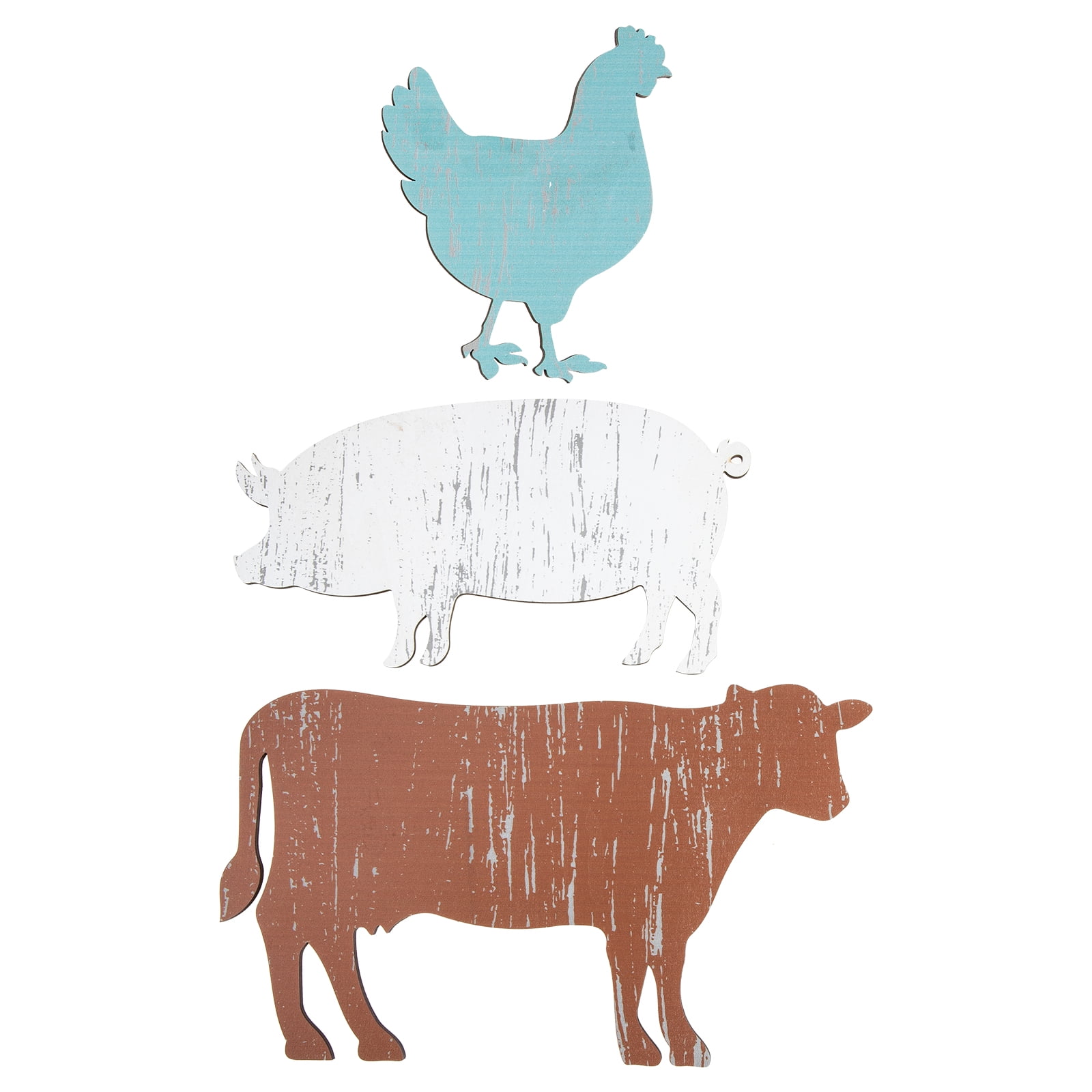 Farmhouse Pig Wall Decor Wooden Crafts Farmhouse Decor 27x17cm ...