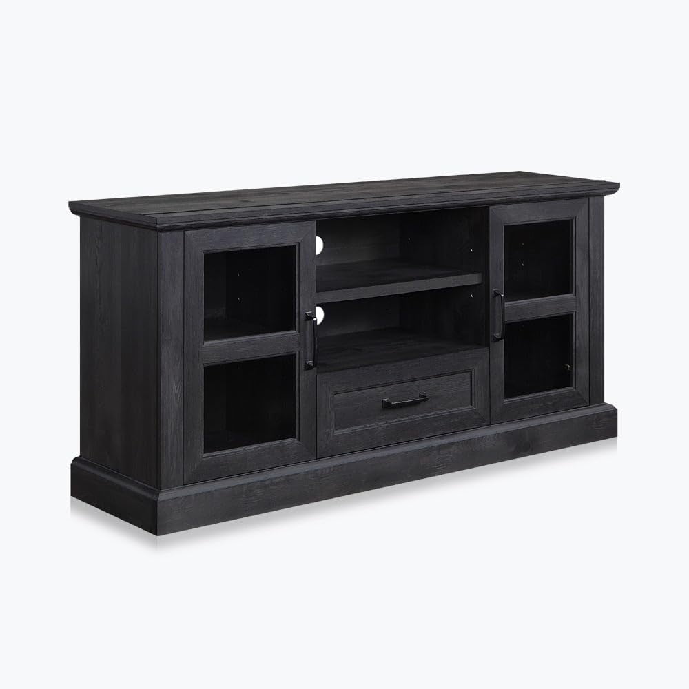 Farmhouse Rectangular End Table, Plank Style Top, Drawer, Wood, 24 ...