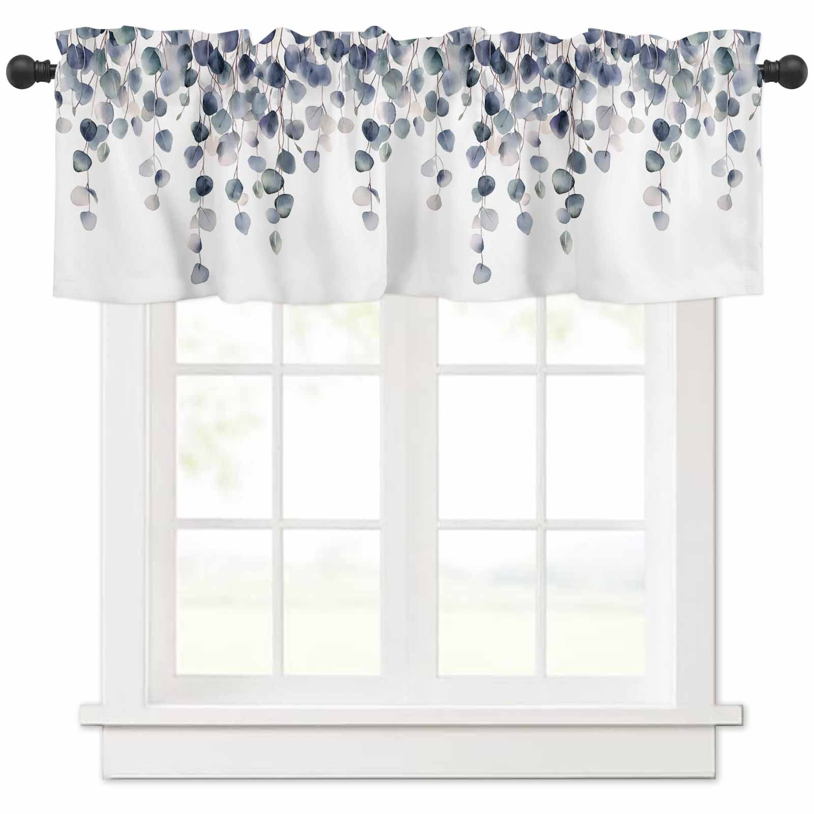 Farmhouse Retro Valances for Windows Farmhouse Kitchen Curtains ...