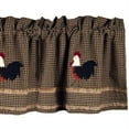 Farmhouse Rise and Shine Rooster Valance - 72x15.5 - Walmart.com