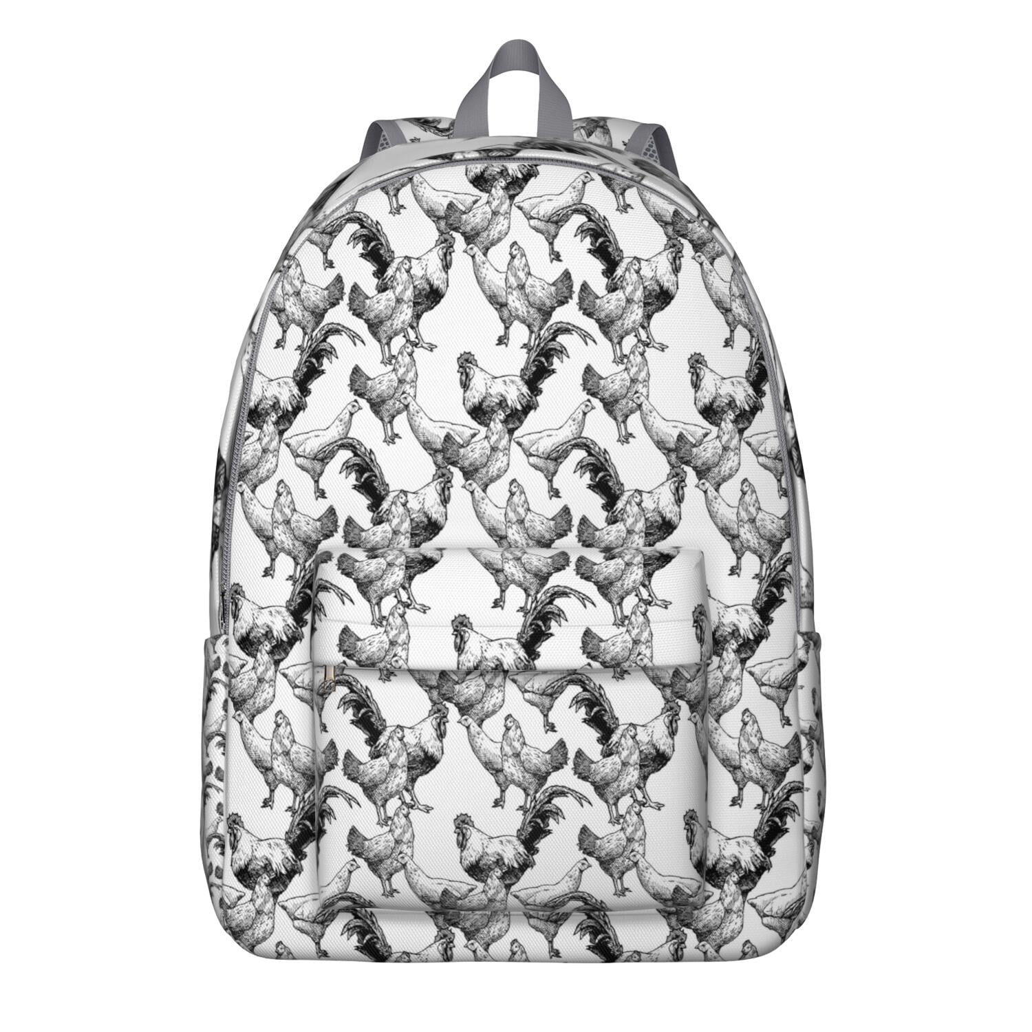 Farmhouse Rustic Chicken Coop Travel Backpack – Durable Oxford Material ...
