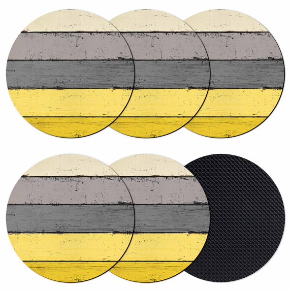 Farmhouse Rustic Wood Texture Coasters for Drinks,Absorbent Non Slip ...