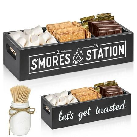 Kusini Smores Maker Tabletop Indoor Kit with Flameless Heater ...