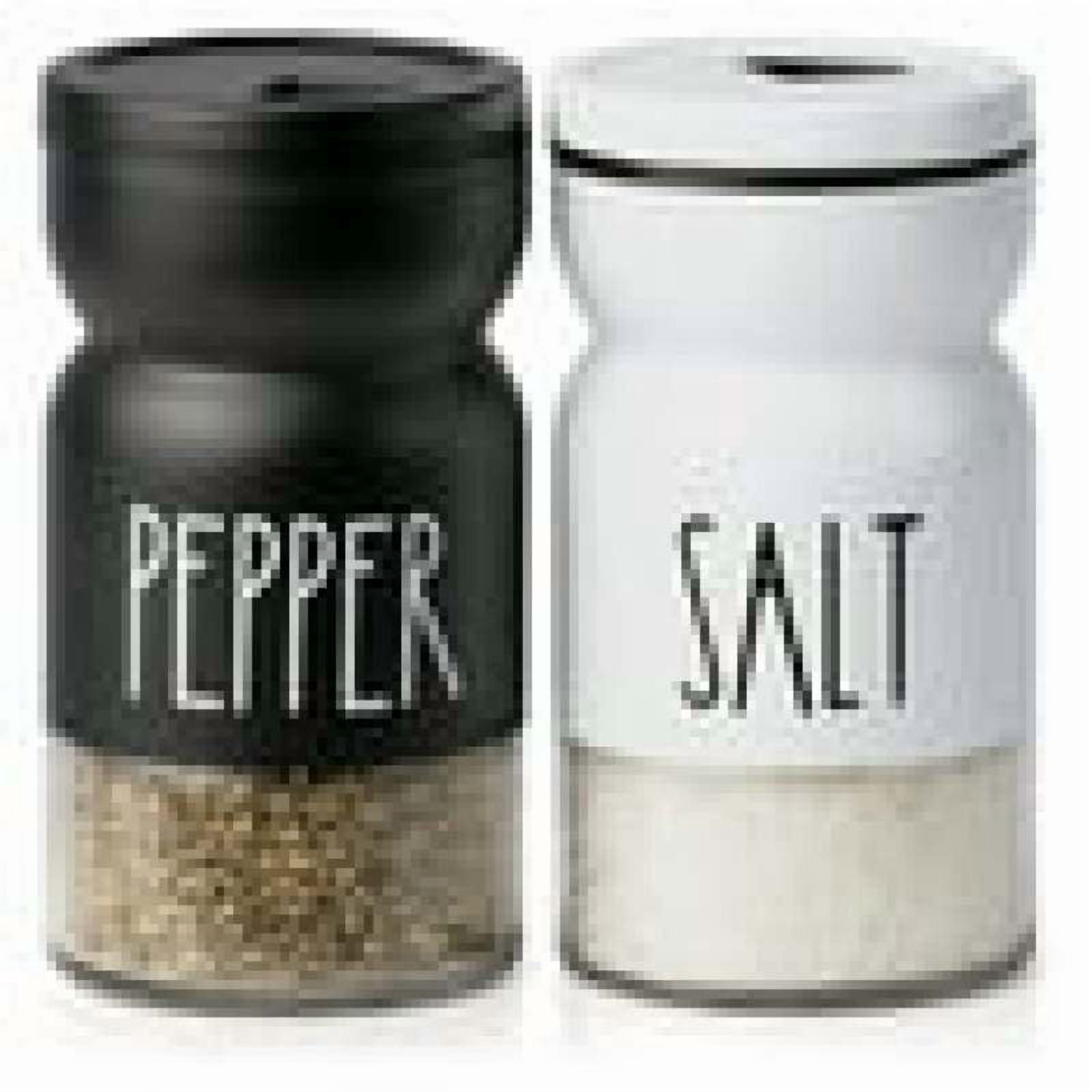 Farmhouse Salt and Pepper Shakers Set salt shaker with Adjustable,Decor ...