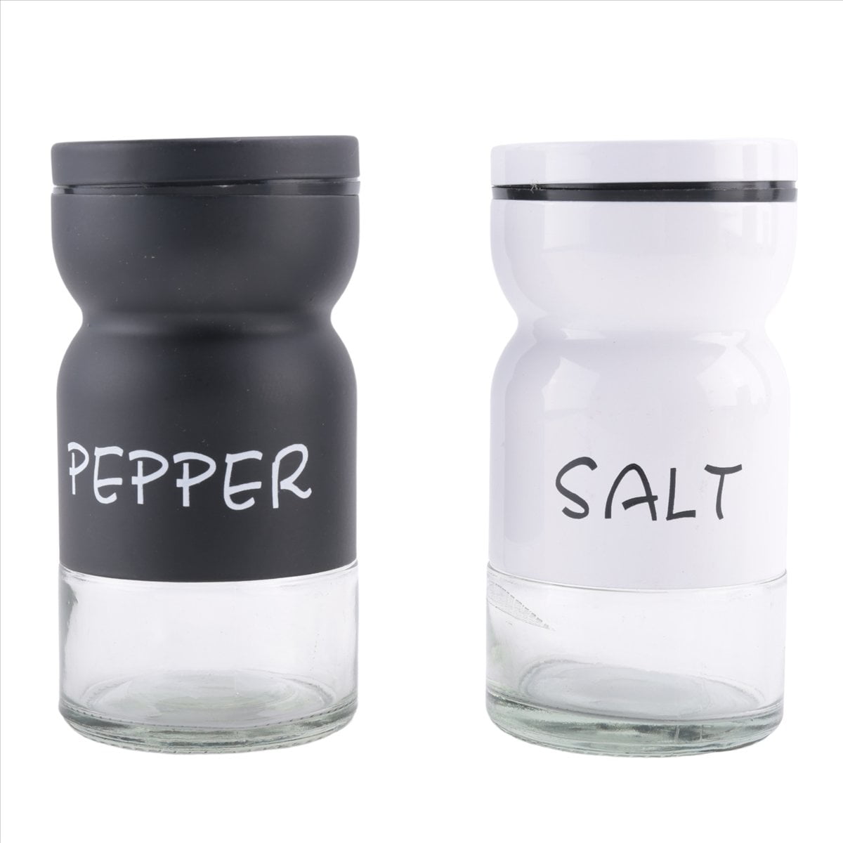 Farmhouse Salt and Pepper Shakers Set with Adjustable Lids, Decor, Cute ...