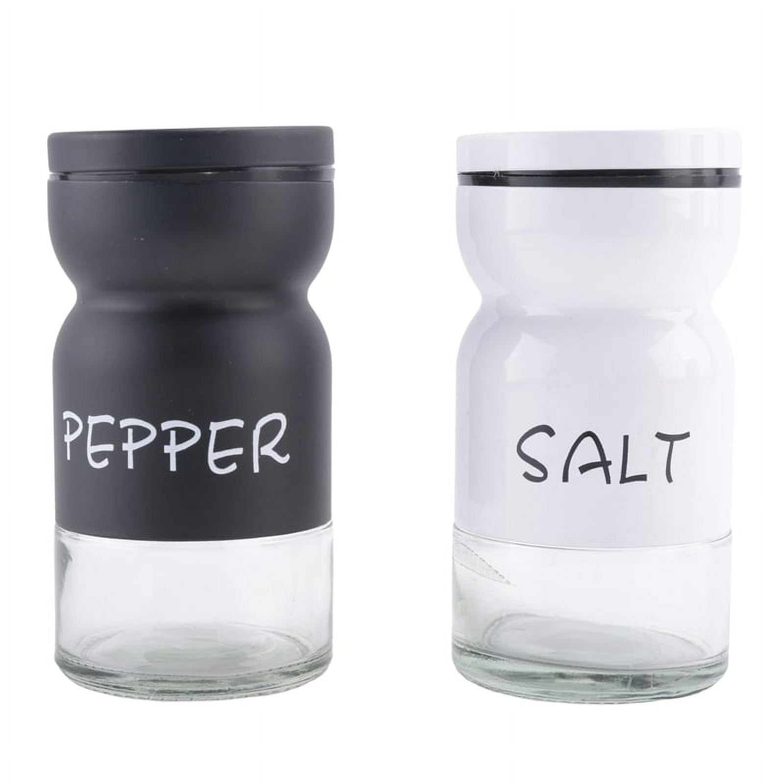 Farmhouse Salt and Pepper Shakers Set with Adjustable Lids, Decor, Cute ...