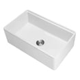 Farmhouse Sink 32.5x20 Inch, White Fireclay Kitchen Sink, Undermount ...