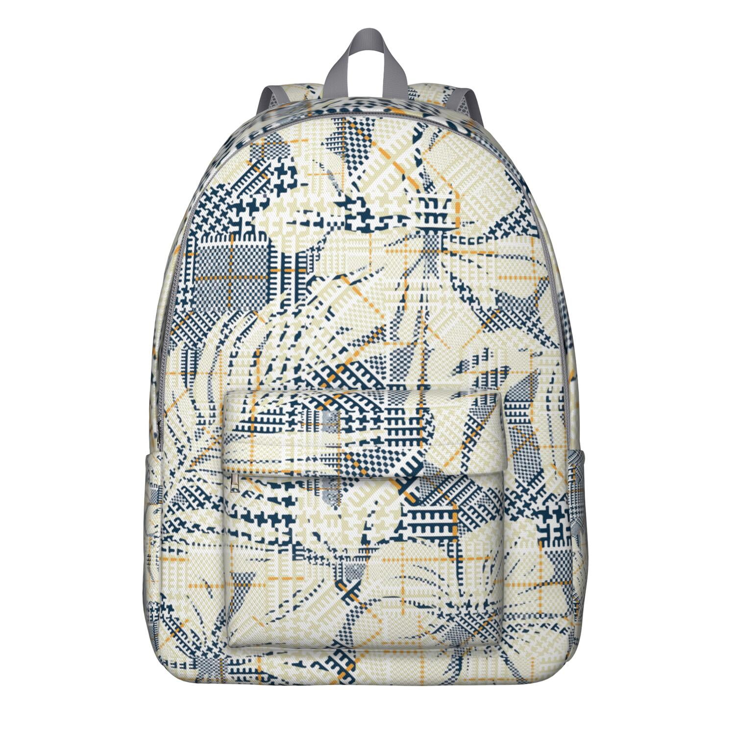 Farmhouse Spring Backpack - Waterproof Floral School Bag with Country ...