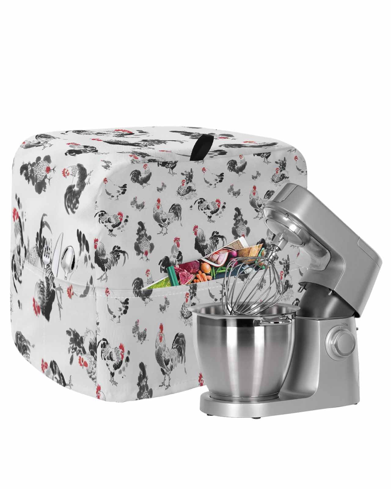 Farmhouse Stand Mixer Dust Cover with Storage Pocket & Handles ...
