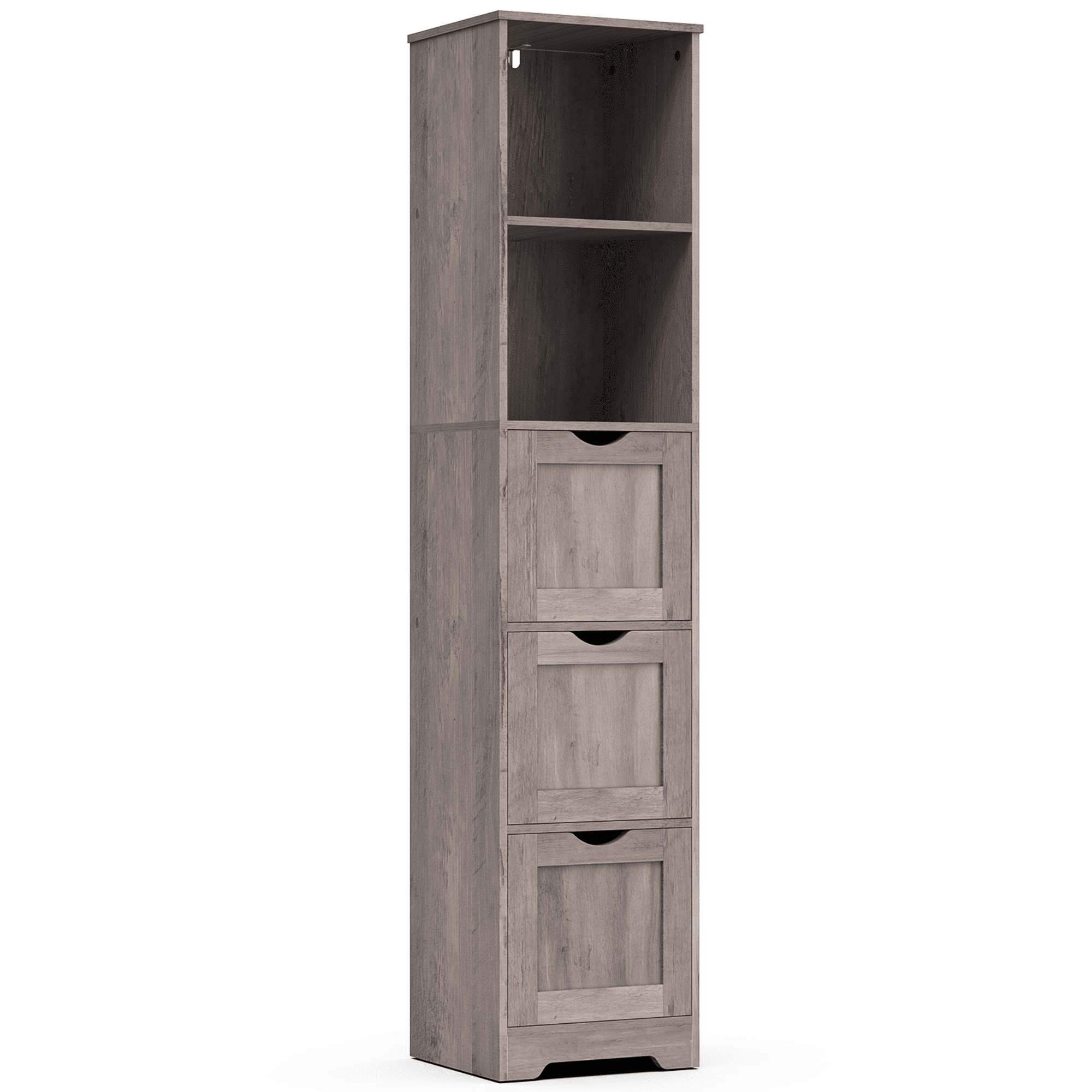 Farmhouse Storage Cabinet with Drawers and Shelf, Freestanding Kitchen ...