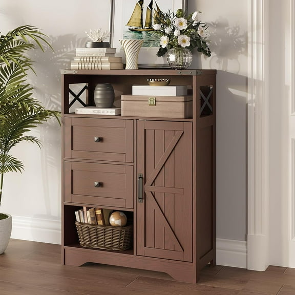 BadyminCSL Bedroom Storage Cabinet Freestanding Organizer with ...