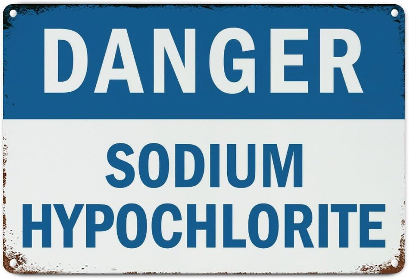 Farmhouse Street Warning Metal Tin Signs 8x12 Inch Danger Sodium ...