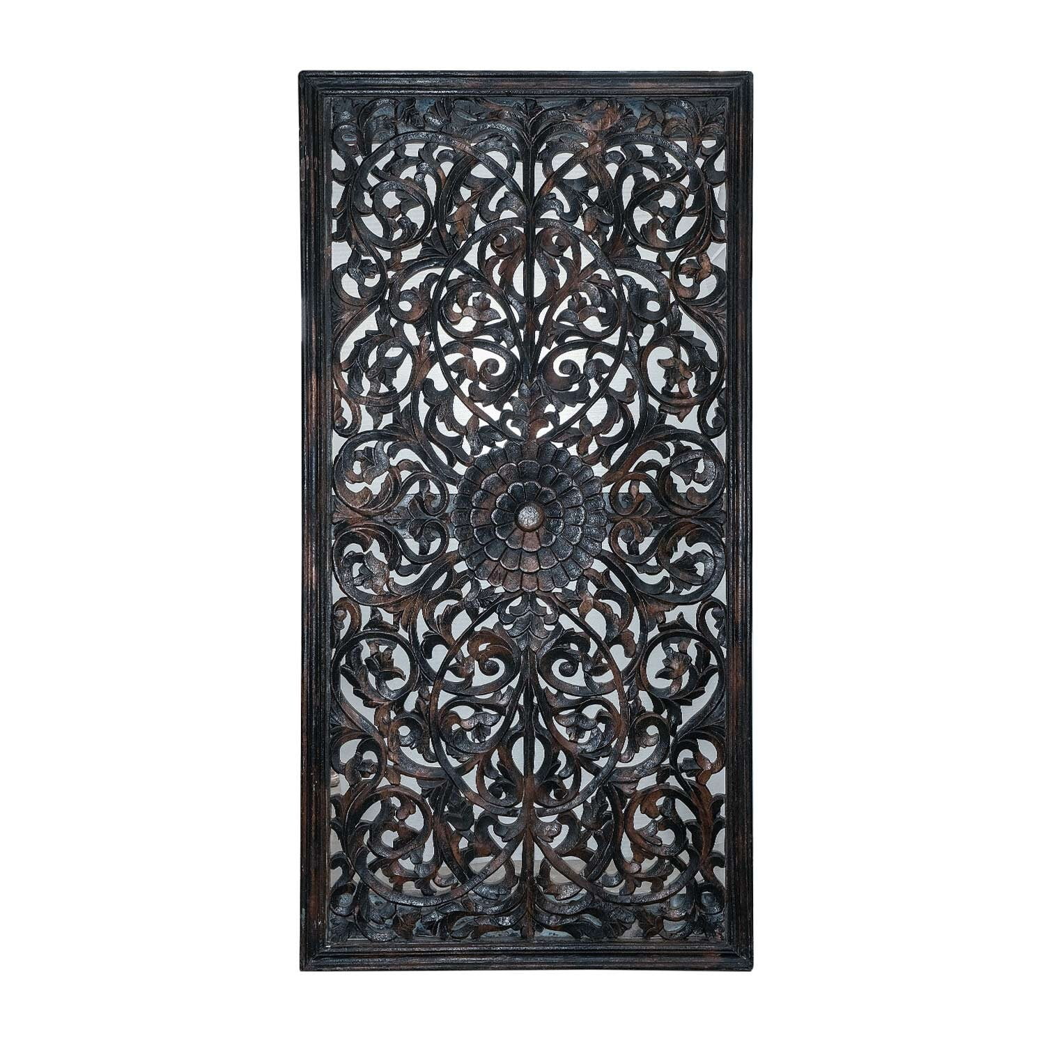 Farmhouse Style 71 Inch Tall Wall Panel Art | Handmade Hand Carved Wall ...