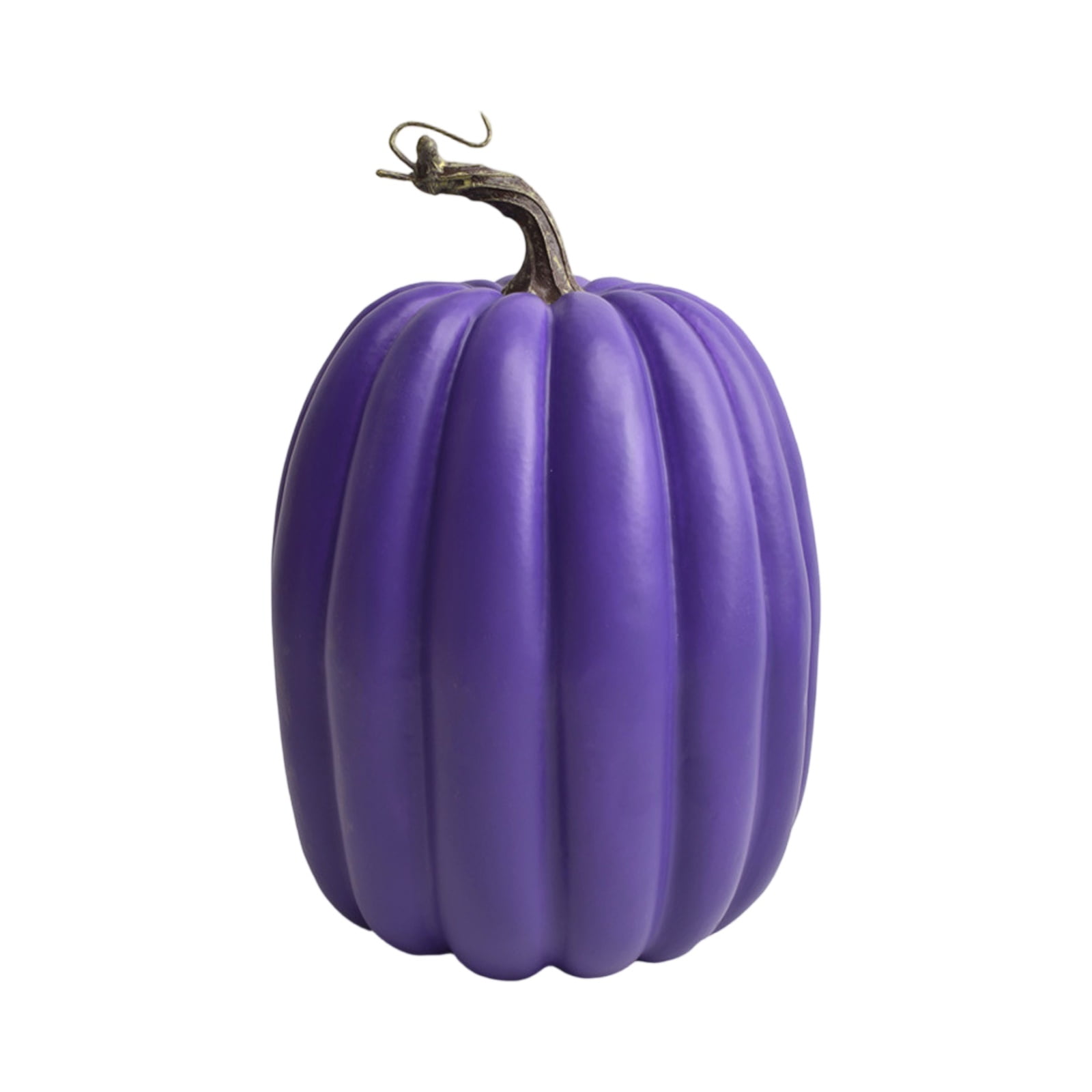 Farmhouse Style Artificial Pumpkin - Purple Thanksgiving Centerpiece ...