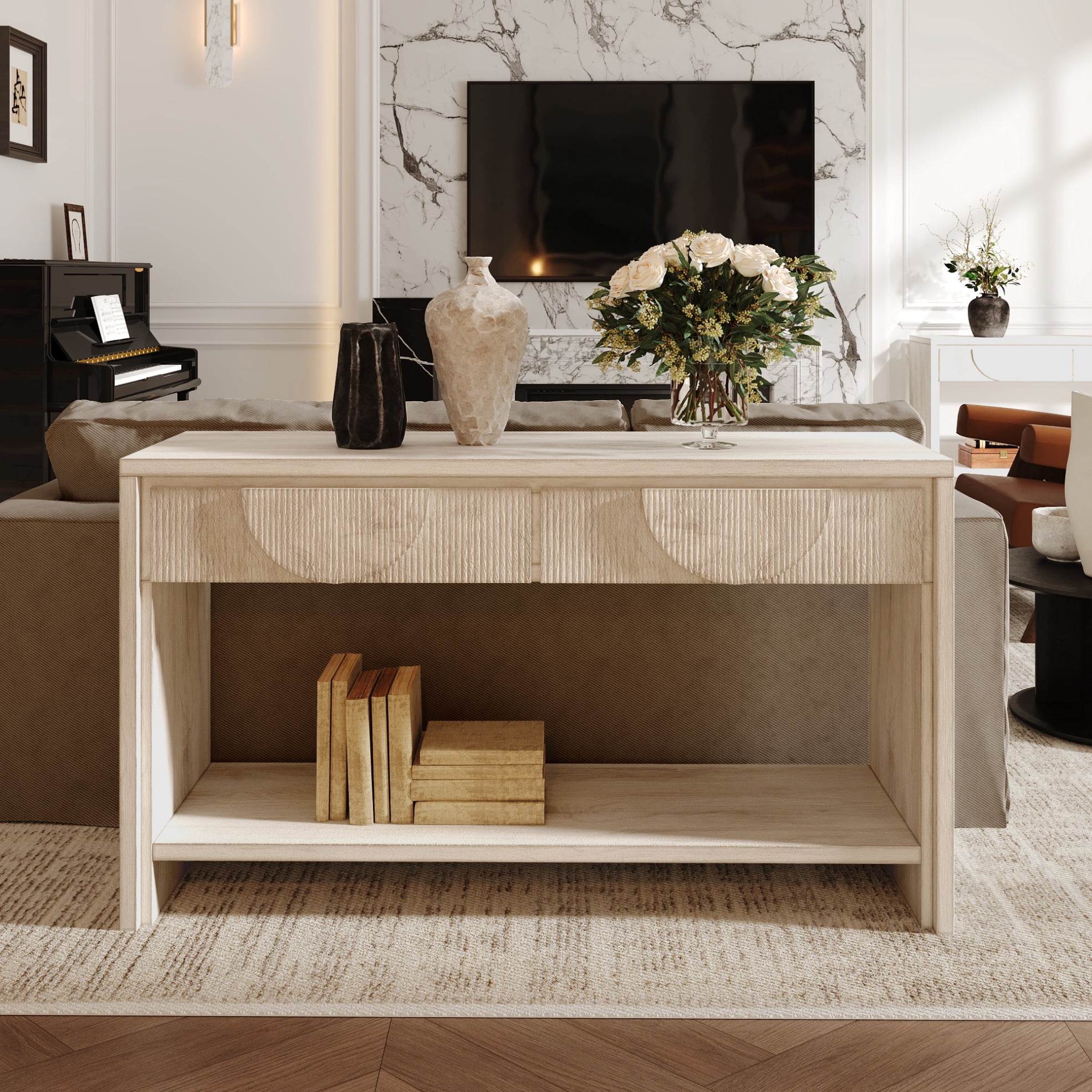 Farmhouse Style Console Table - 55.12