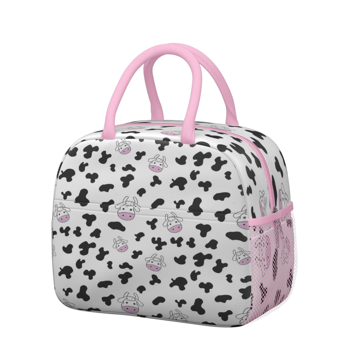Farmhouse Style Insulated Lunch Tote - Cute Buffalo Print Thermal Bag ...