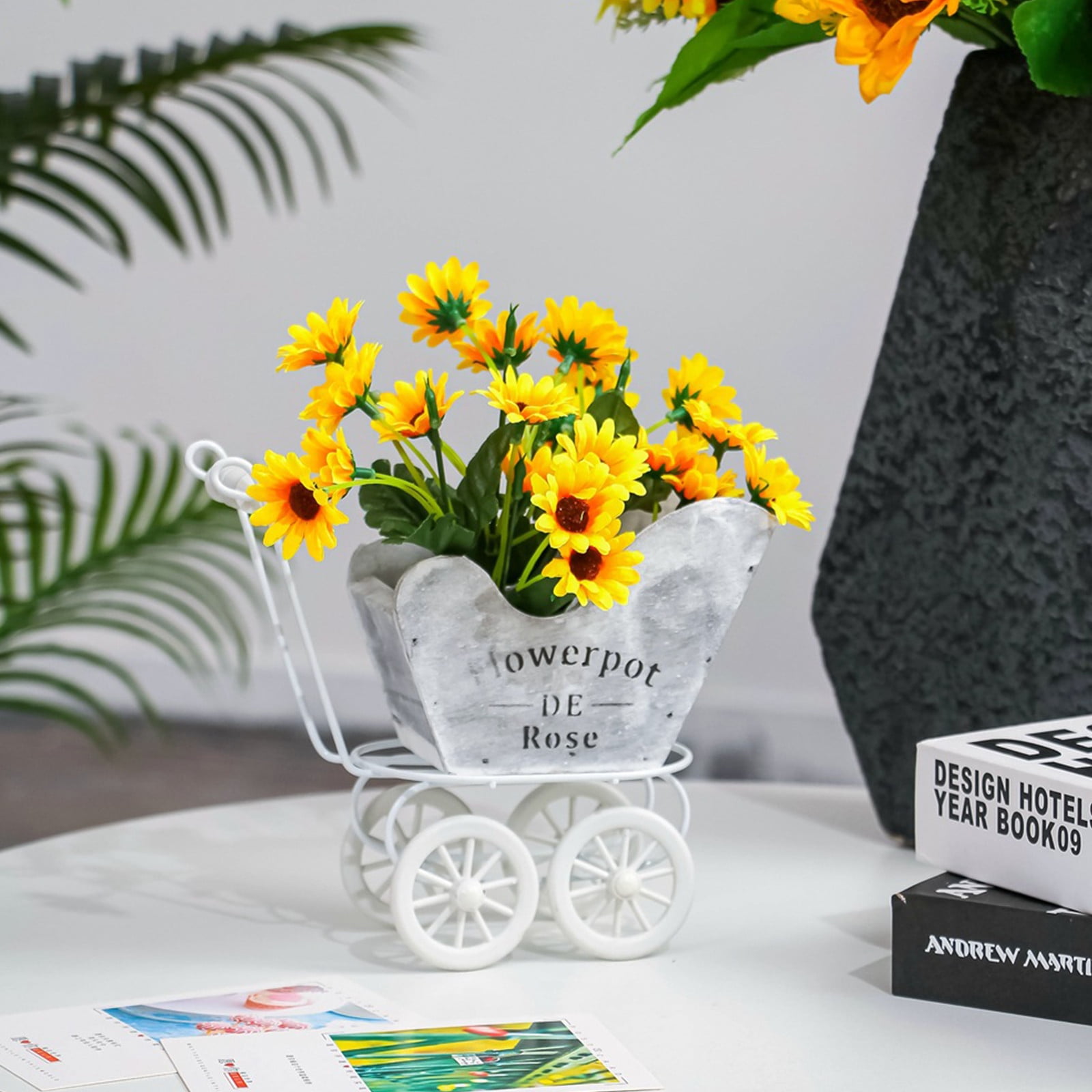 Farmhouse Style Rattan Weaving Bicycle Handmade Handicraft Weaving Car ...