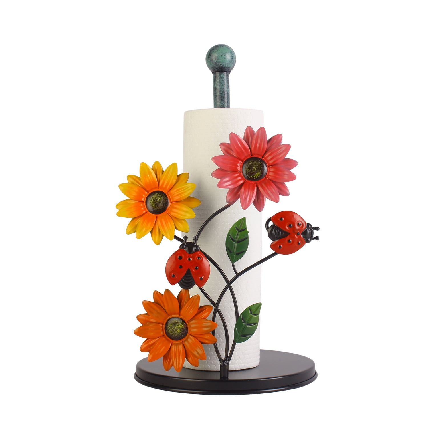 Farmhouse Style Roll Paper Stand Colored Drawing Kitchen Paper Roll ...