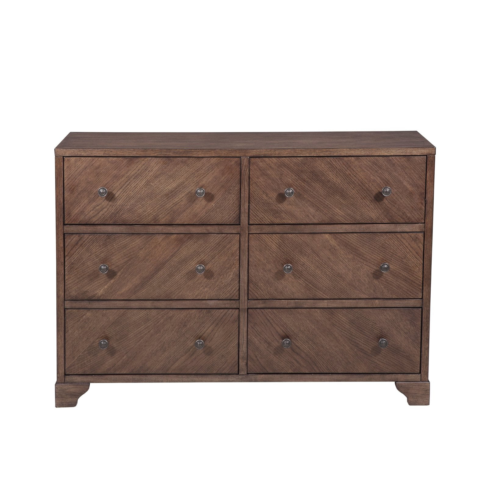 Farmhouse Style Six Drawer Accent Storage Chest - Walmart.com
